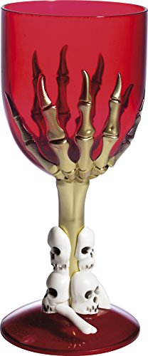 Skeleton Hand Holding Wine Glass | Posh Party Malta