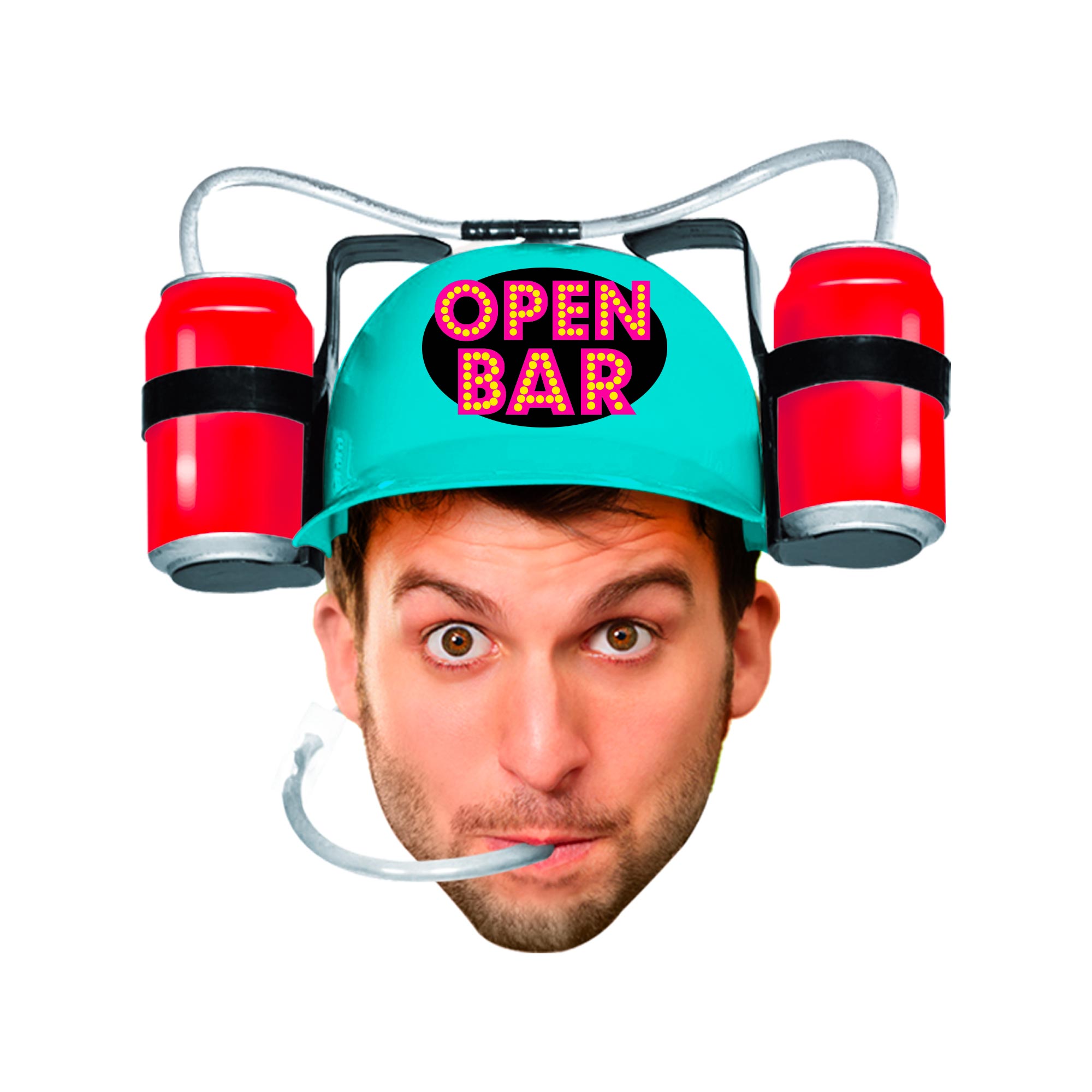 Open Bar Anti-Thirst Helmet | Posh Party Malta